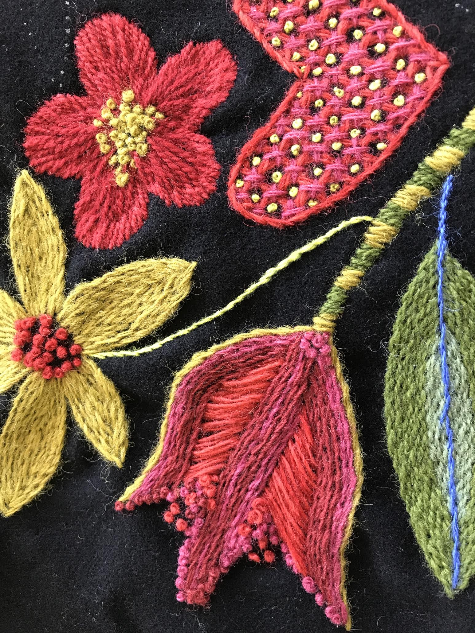 Fritt broderi från komposition till stygn - Hemslöjden