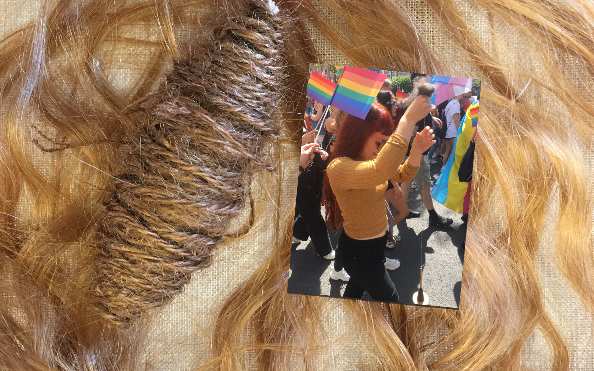 Lina spinner människohår – får stipendium - Hemslöjden – slöjd och ...