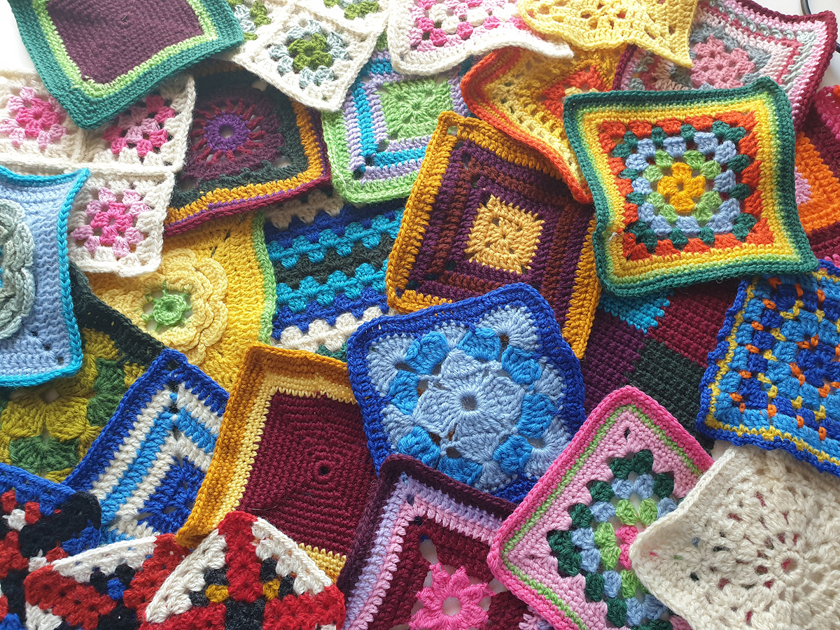 Virka mormorsrutor - Hemslöjden – slöjd och hantverk för alla