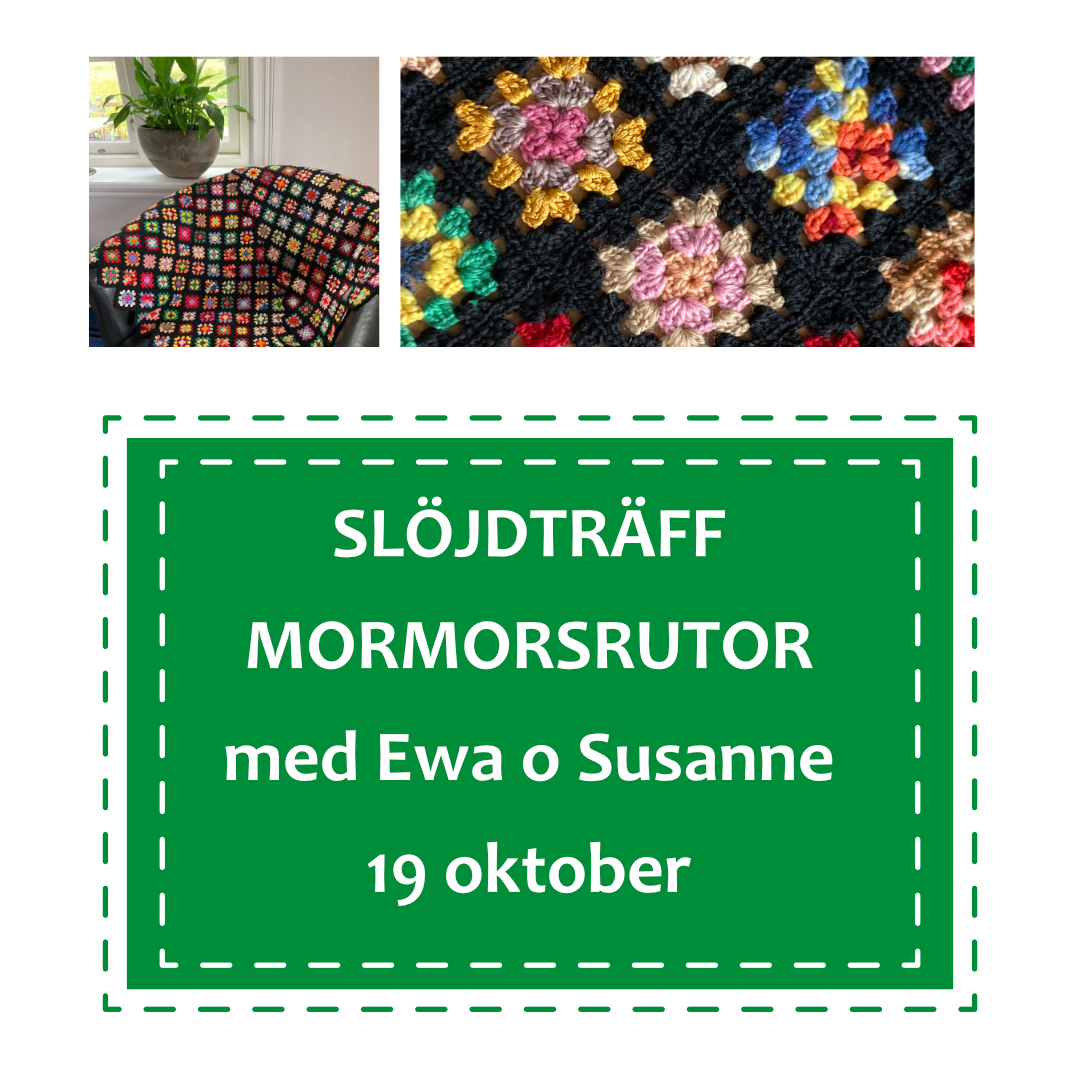 Virka Mormorsrutor med Ewa och Susanne - Hemslöjden – slöjd och ...
